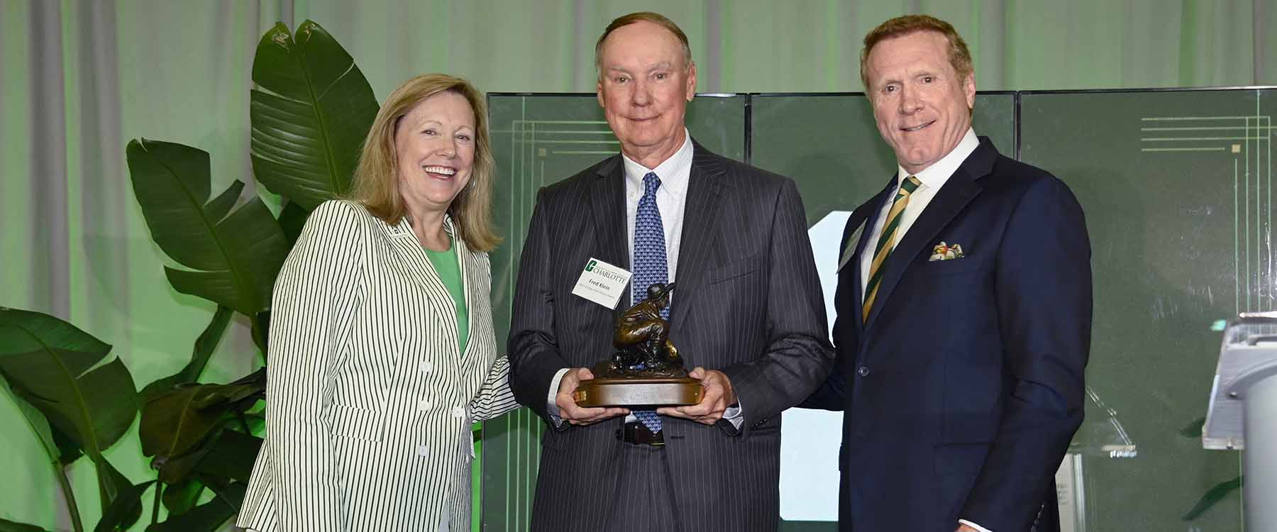 Fred Klein receives UNC Charlotte Distinguished Service Award - Inside UNC Charlotte