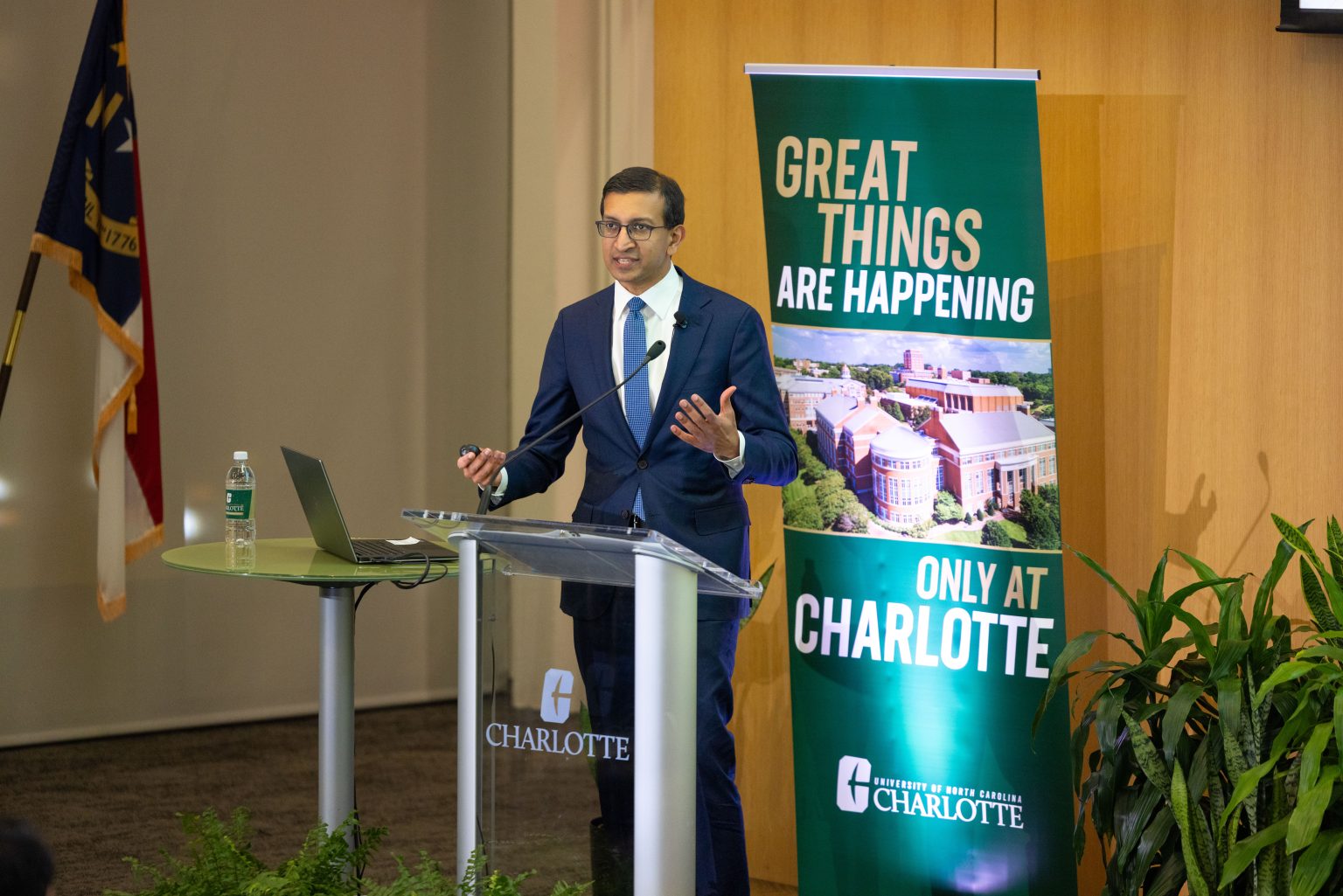 Raj Chetty visits UNC Charlotte to talk economic mobility years after ...
