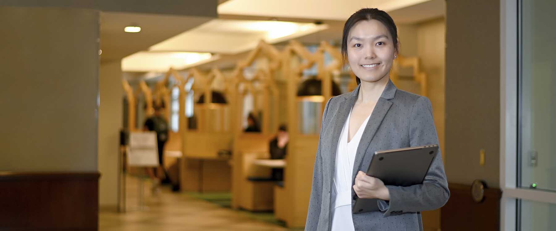 Charlotte researcher Liyue Fan is exploring solutions to protect data ...