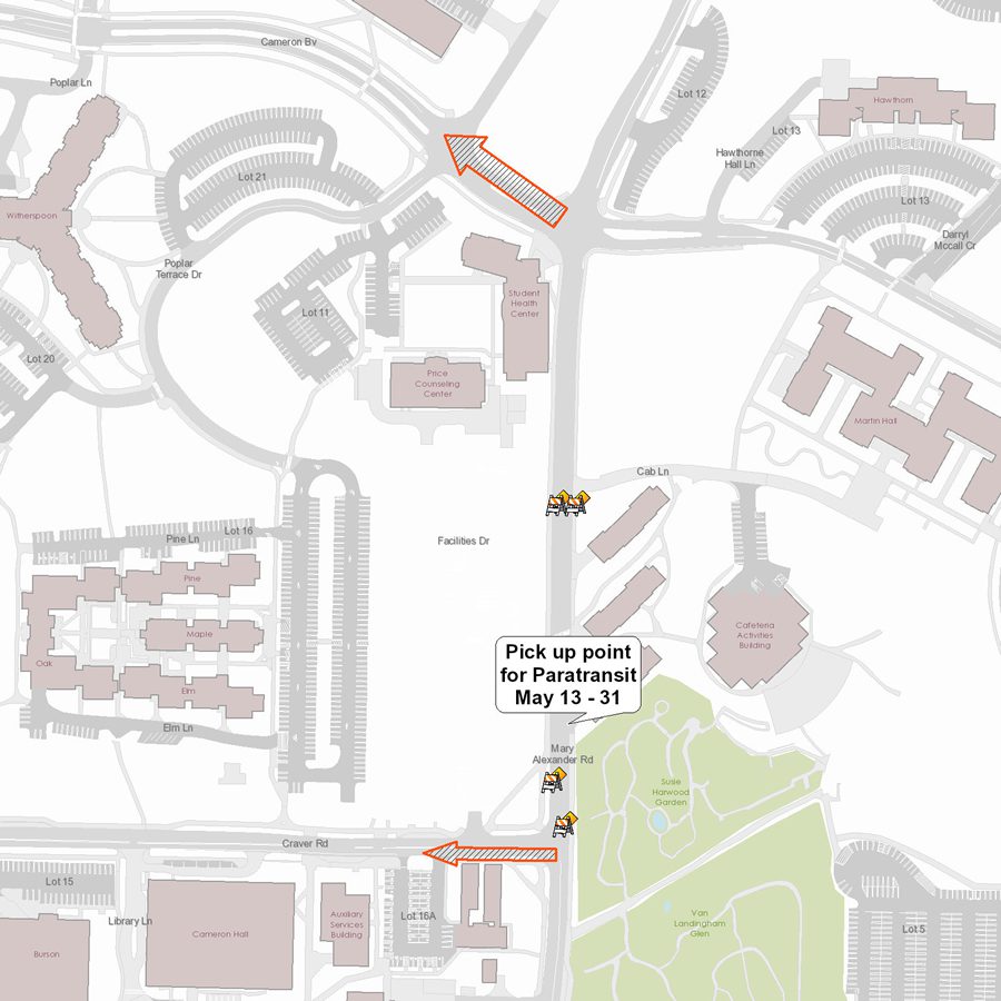 Temporary closure scheduled along Mary Alexander Road - Inside UNC ...