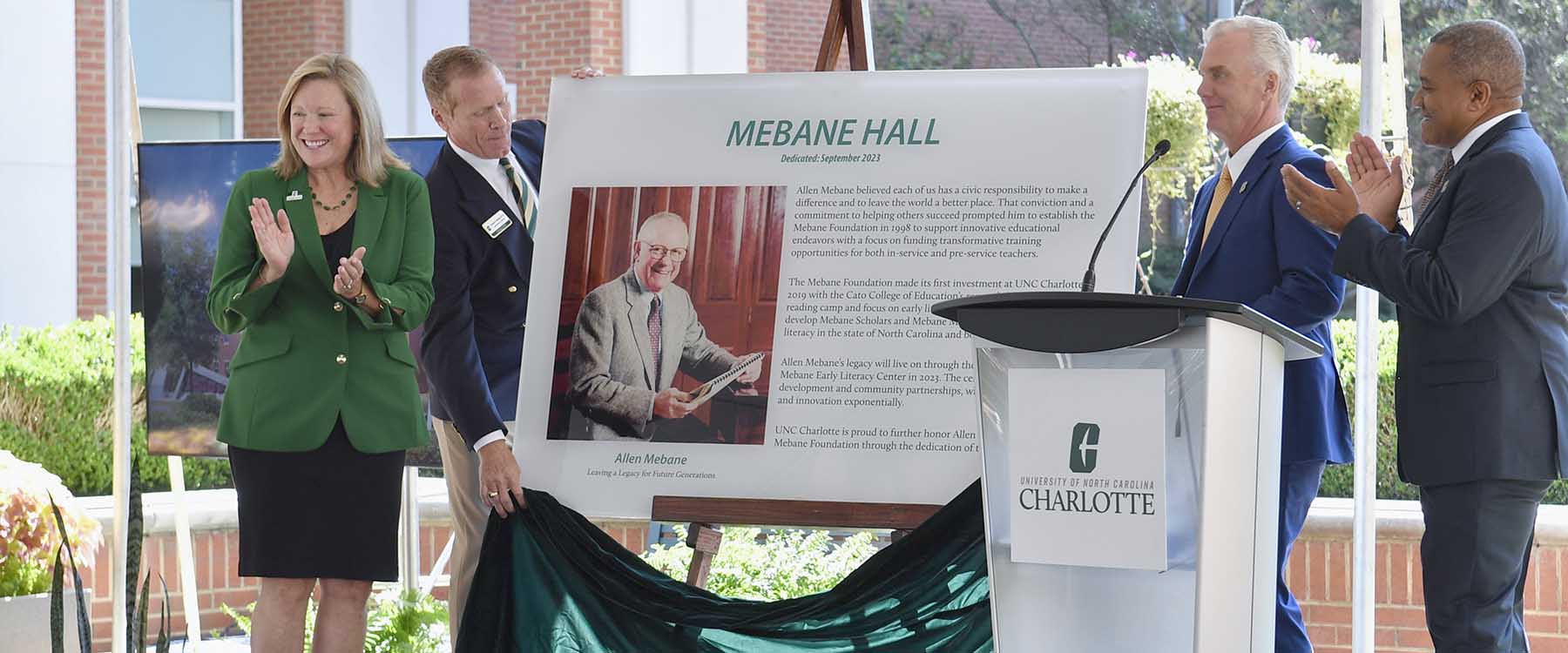 Cato College of Education names Mebane Hall in honor of multimillion ...