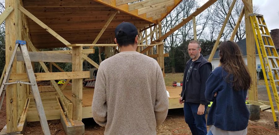Architecture students build ‘People’s Porch’ - Inside UNC Charlotte