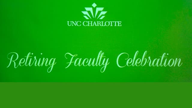 10 retiring faculty members honored for service - Inside UNC Charlotte