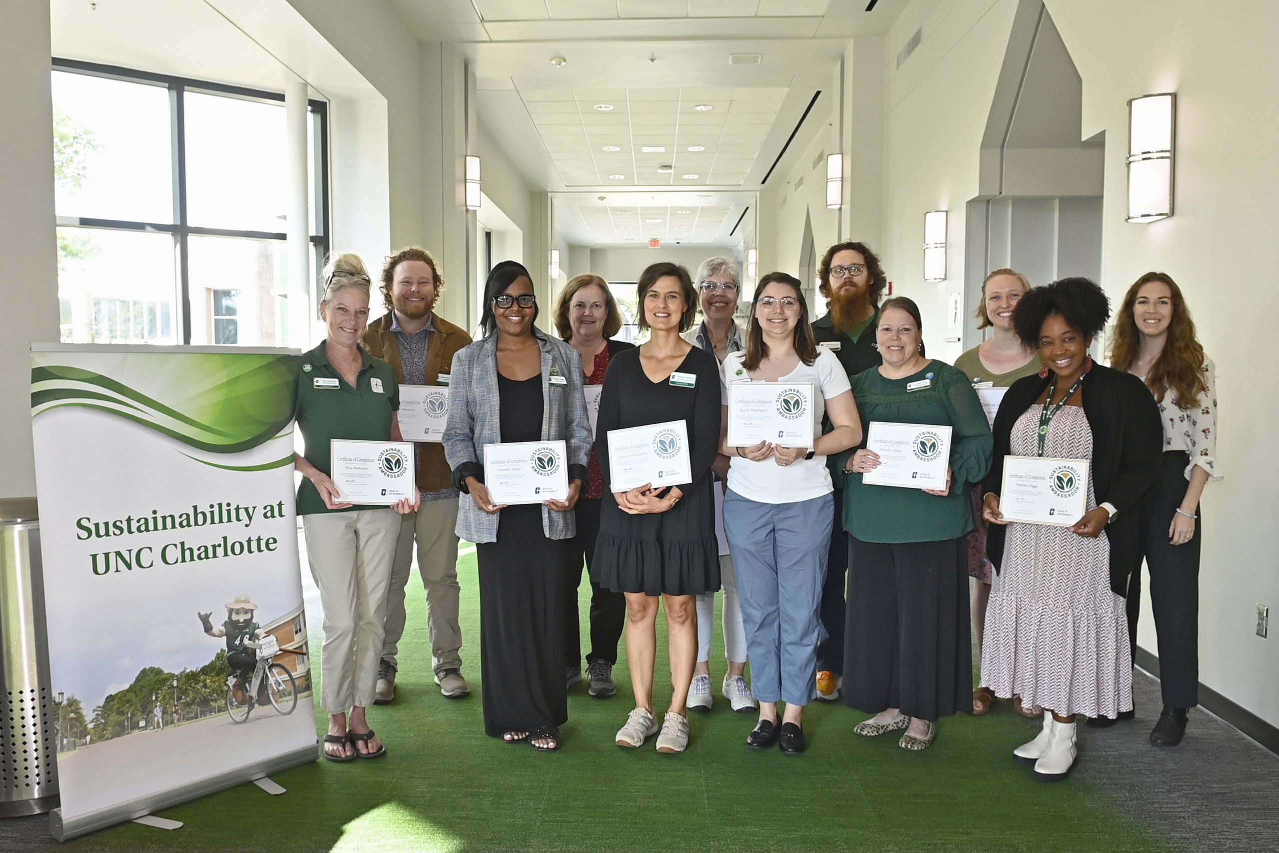 Faculty and staff promote a culture of sustainability through ...