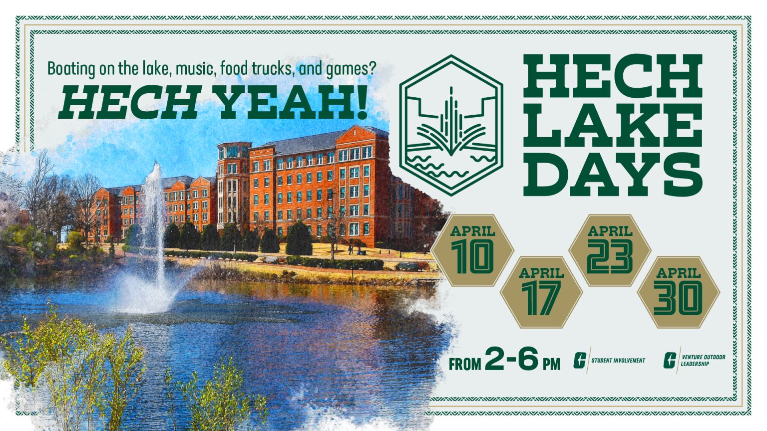 Lake days in April? Oh, Hech yeah! - Inside UNC Charlotte